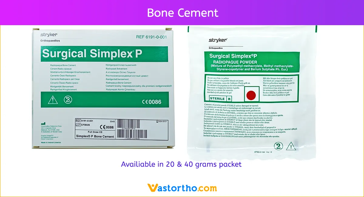 Bone Cement Specification, Uses & Advantage • Vast Ortho